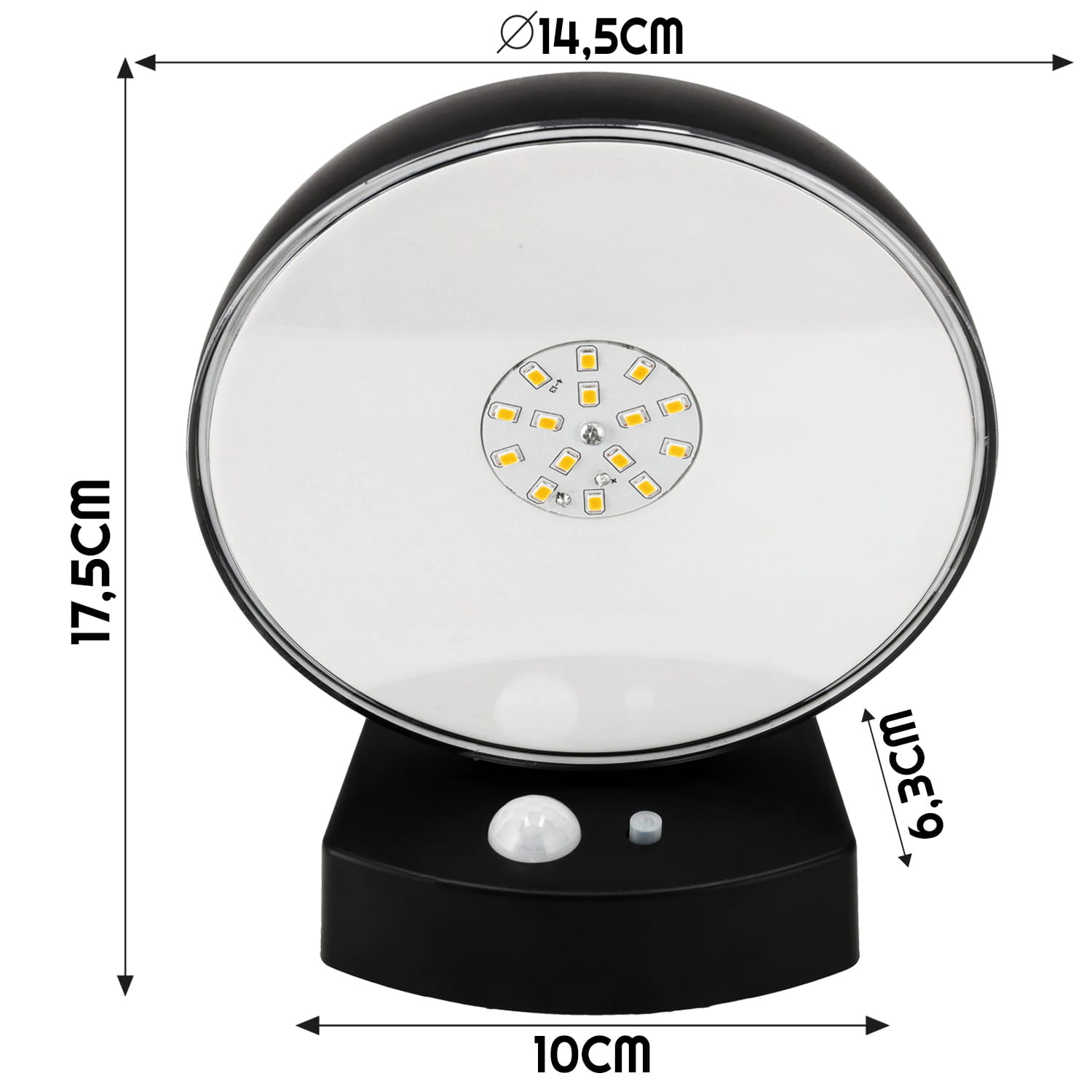 2x LED solární fasádní lampa se senzorem pohybu - Svět trampolín