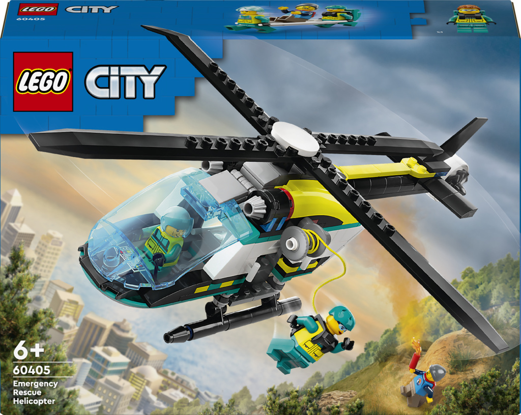 LEGO® City 60405 Záchranářská helikoptéra - Aga24