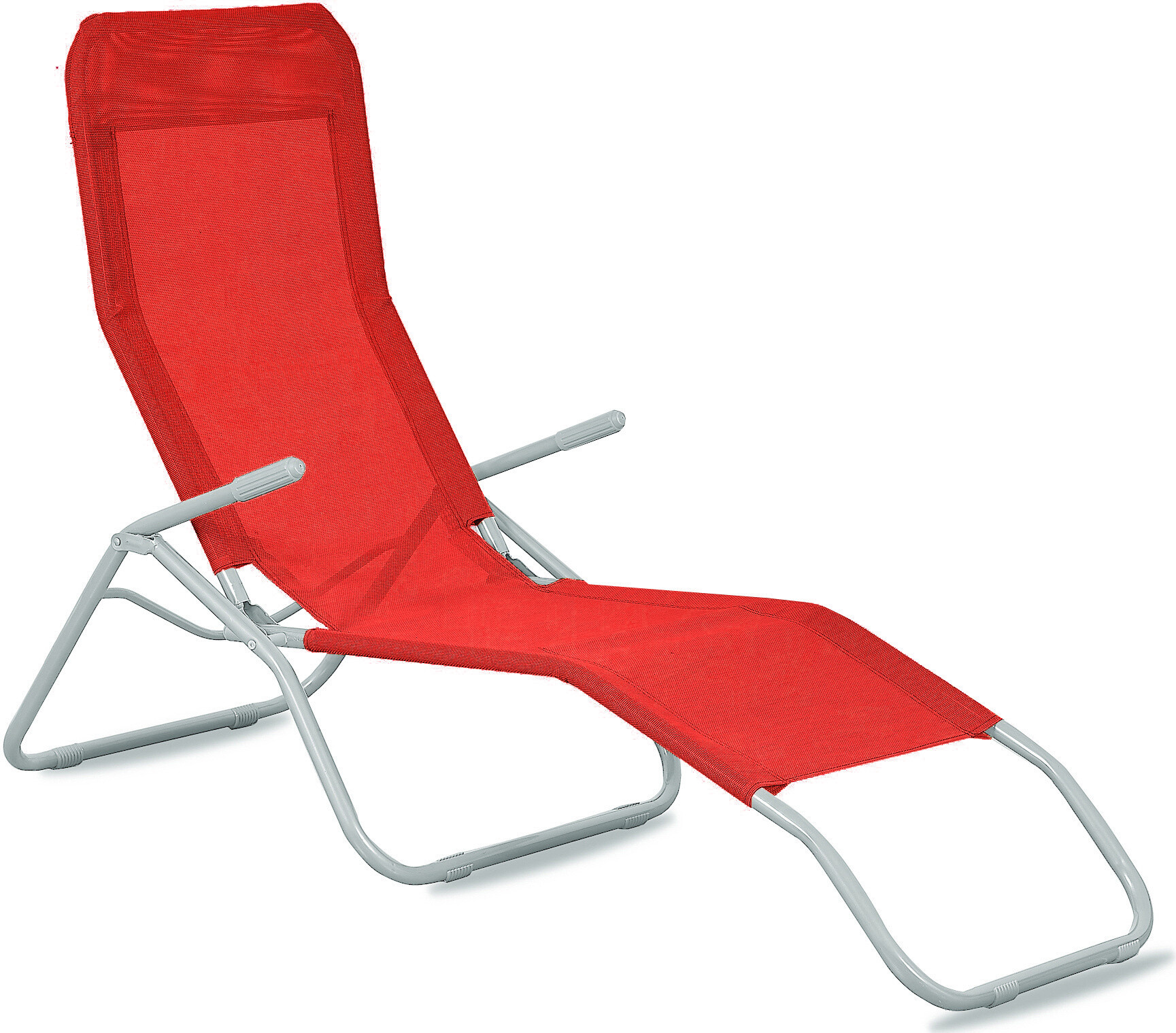 Aga Zahradní lehátko SIESTA Červené - Svět trampolín