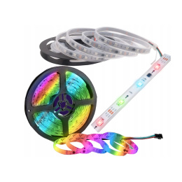 Digitální pásek LED - RGB - IP20 - 5m - duhový efekt - Svět trampolín