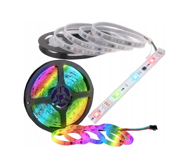 Digitální pásek LED - RGB - IP20 - 5m - duhový efekt - Svět trampolín