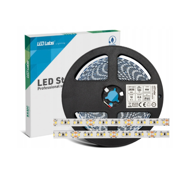 Profesionální LED pásek - 60W - 24V - IP65 - neutrální bílá - 5m - Svět ...