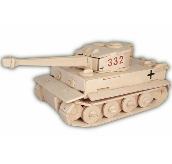 Woodcraft Dřevěné 3D puzzle tank Tiger MK1 - Svět trampolín