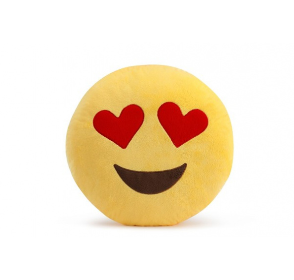 Aga Dekorativní polštář Emoji - Milenec - Svět trampolín