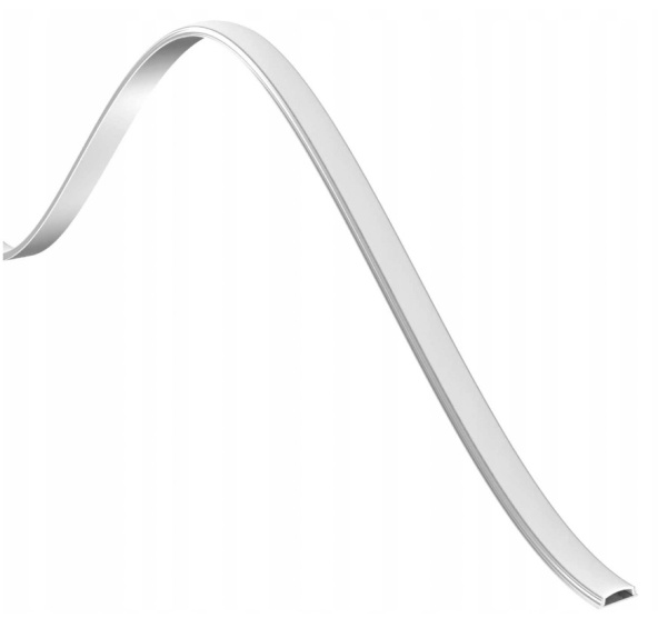 Elastický hliníkový profil pro LED pásky - 2m - průhledný - Svět trampolín